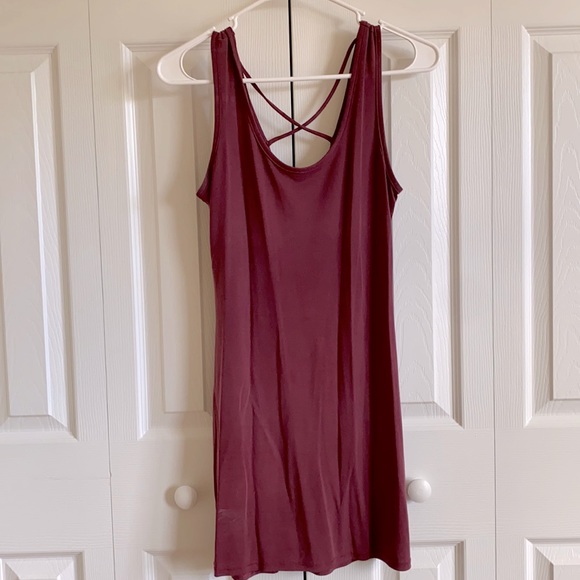 Ambiance | Dresses | Maroon Mini Dress | Poshmark